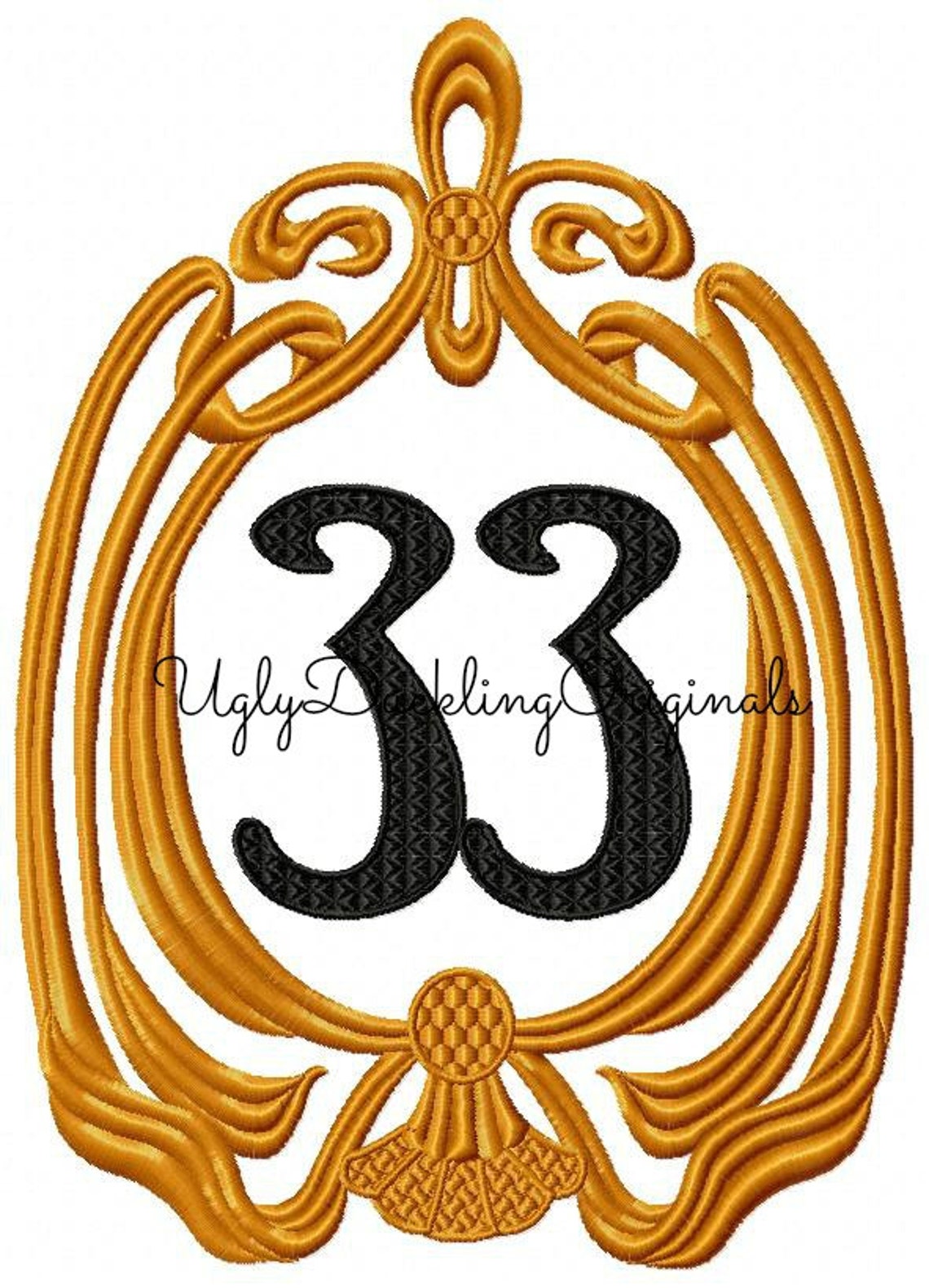 2014 New Version Club 33 Logo Machine Embroidery Applique | Etsy