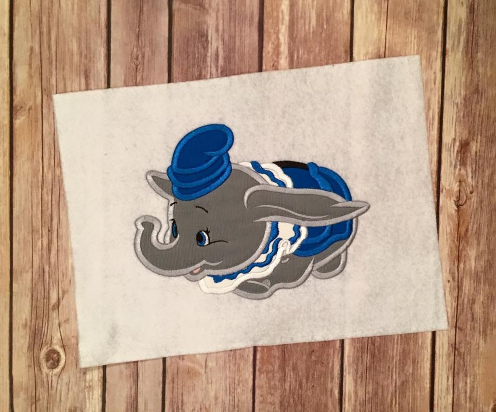 Dumbo Ride Embroidery Machine Applique Design Digital Download | Etsy