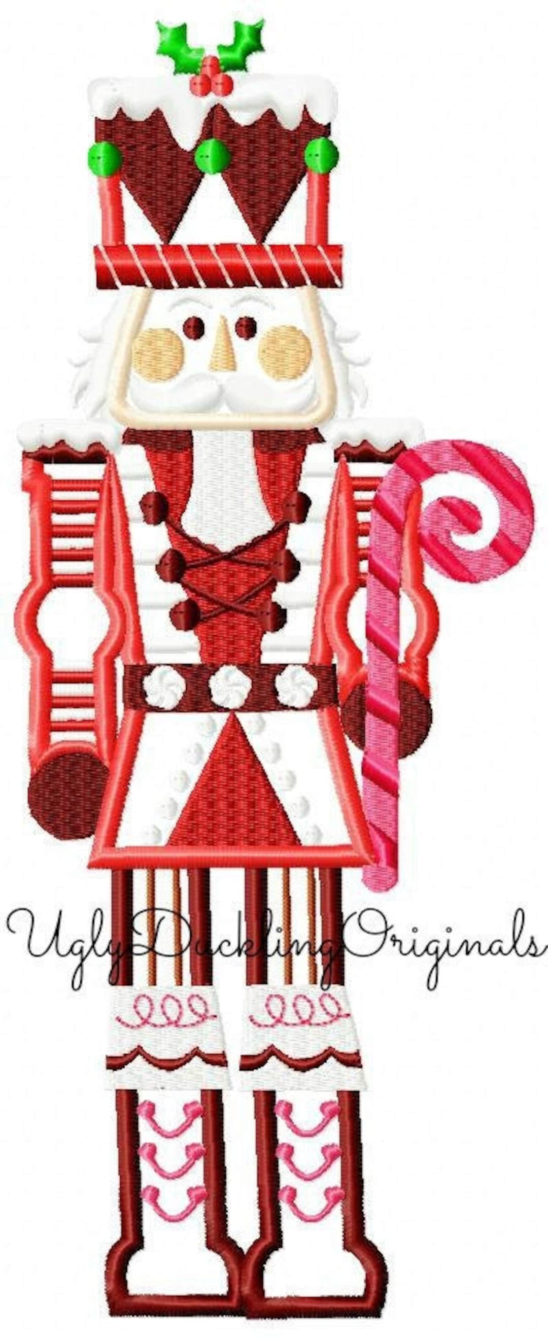 Christmas Nutcracker Applique Design Machine Embroidery Digital ...