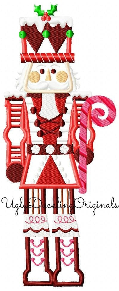 Christmas Nutcracker Applique Design Machine Embroidery - Etsy UK
