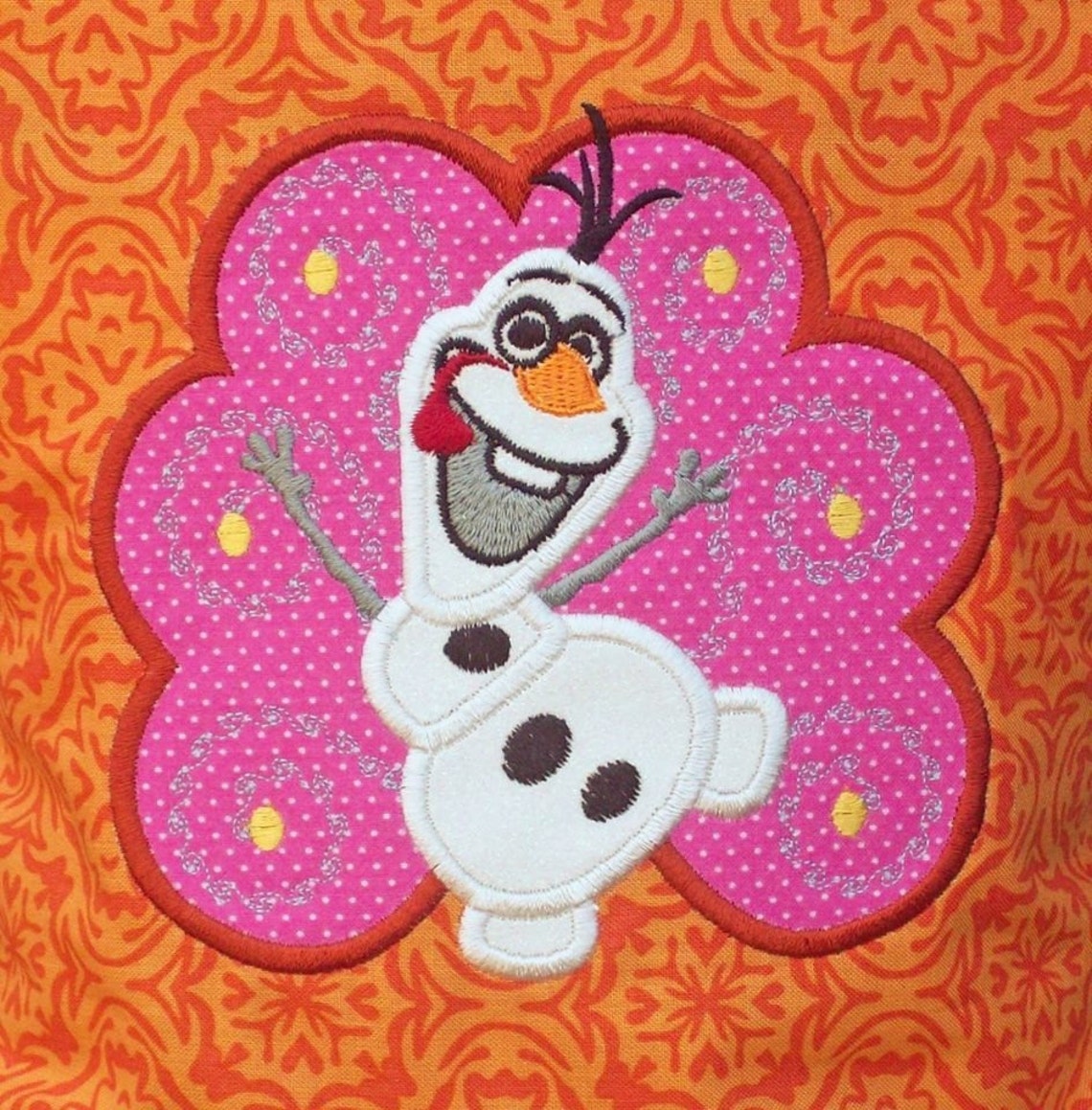 Frozen Olaf Snowman Turkey Machine Embroidery Applique Design - Etsy