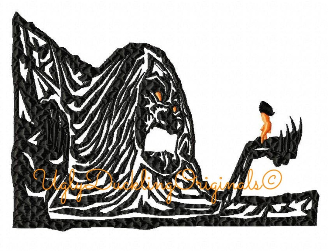Moana Te Ka Lava Monster Applique Design Original Artwork by ...