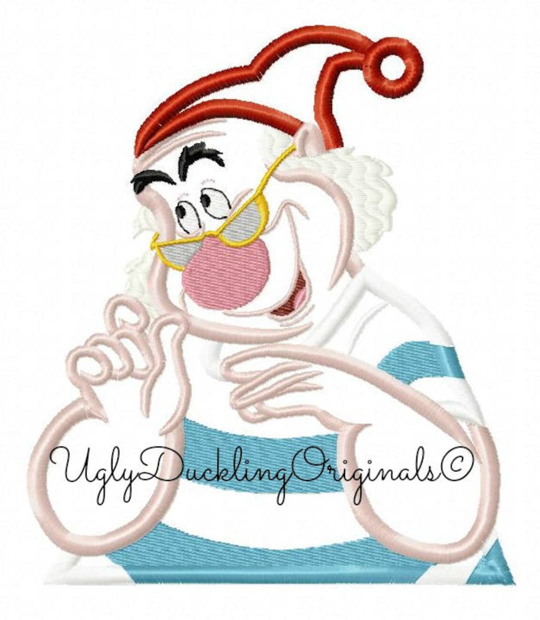 Peter Pan Mr. Smee Applique Design Original Artwork by Ugly Duckling ...