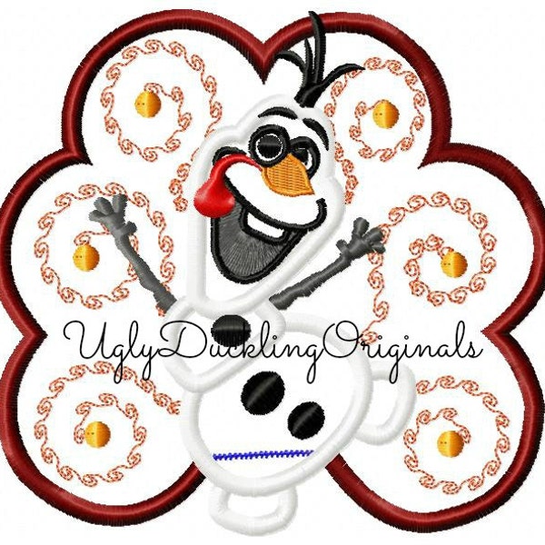 Olaf Embroidery - Etsy