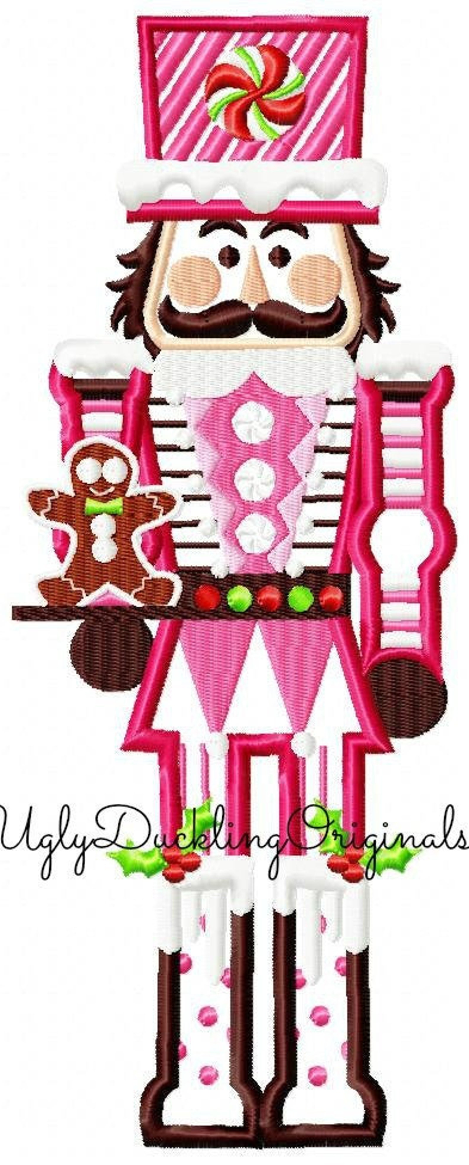 Christmas Nutcracker Machine Embroidery Applique Design - Etsy
