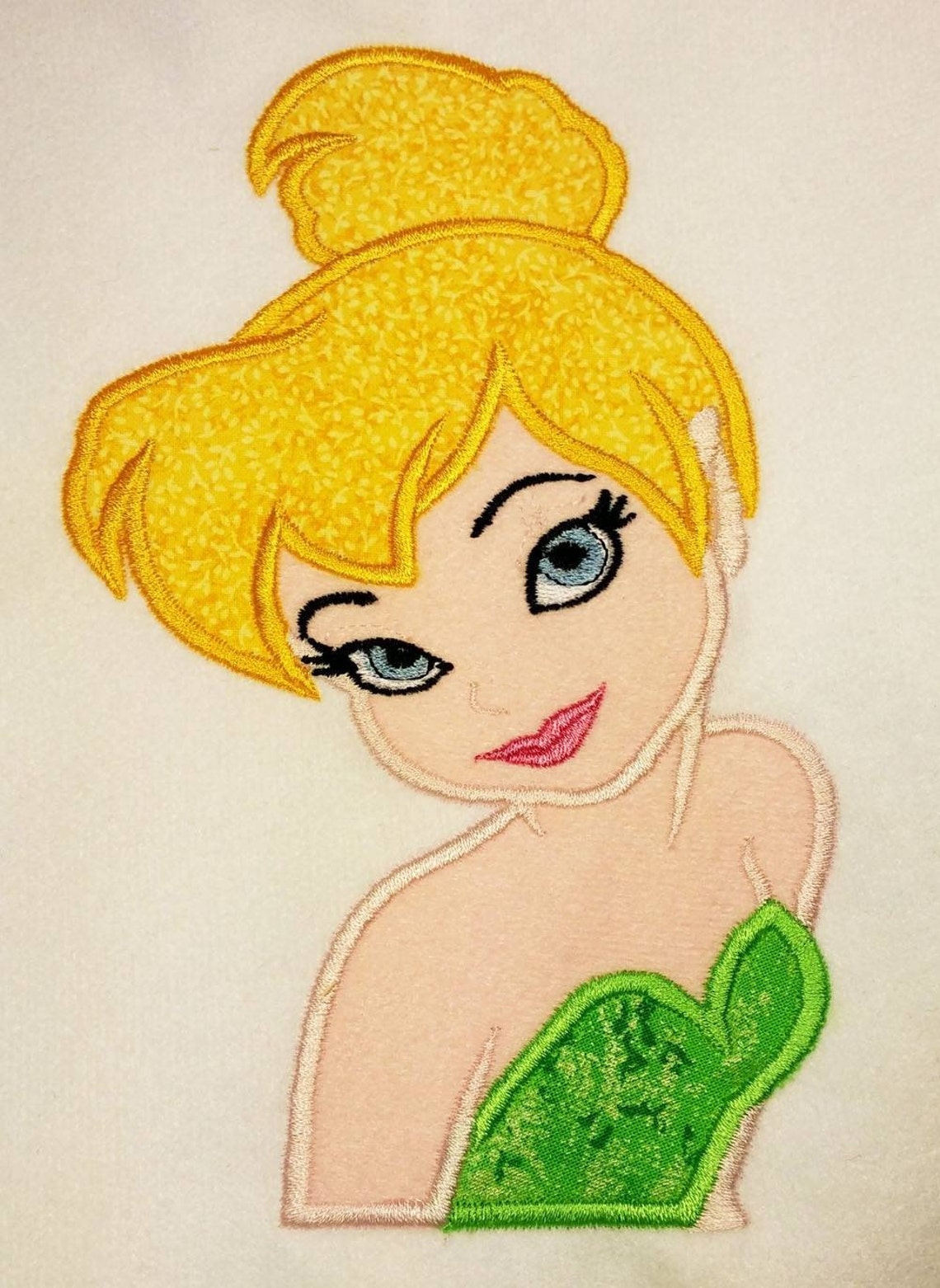Tinkerbell Applique Design Fairy Machine Embroidery Digital Download ...