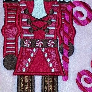 Christmas Nutcracker Applique Design Machine Embroidery Digital ...