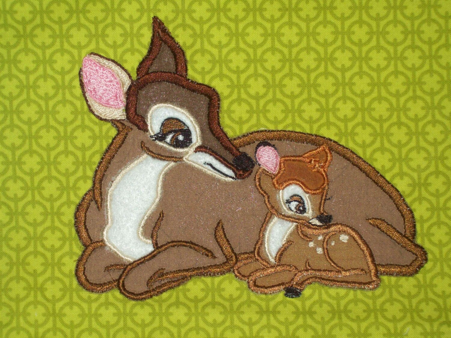 Bambi Mama Machine Embroidery Applique Design Digital Download | Etsy