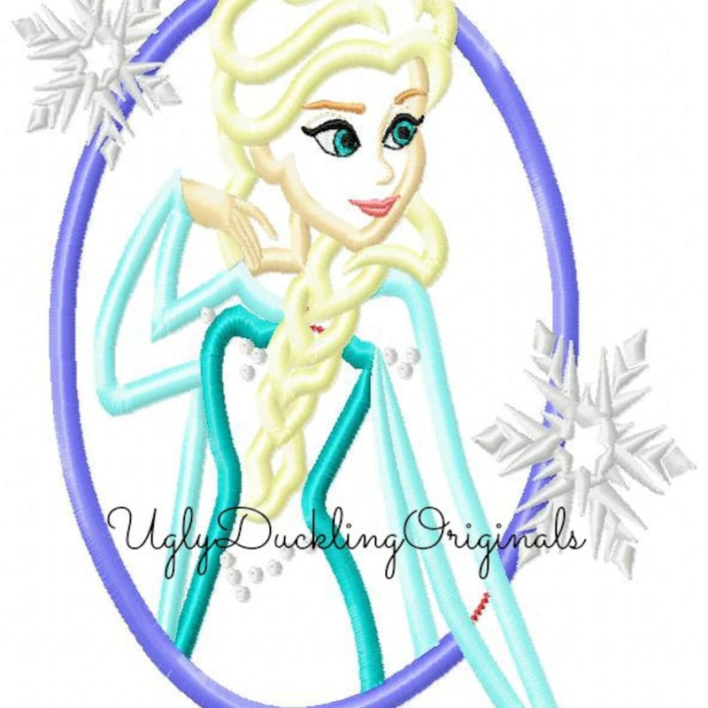Elsa Embroidery - Etsy