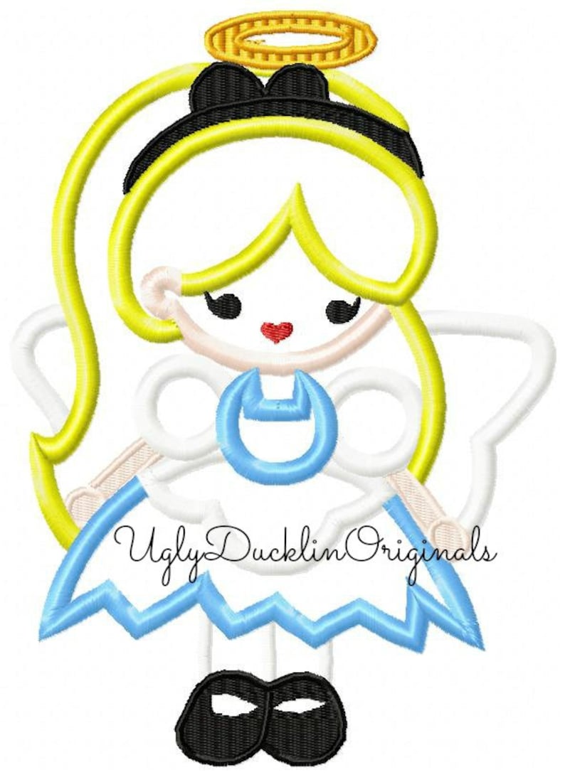 Alice Angel Cutie Princess Original Artwork by Udoappliques™ Machine ...