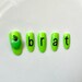 Brat Nails - Etsy