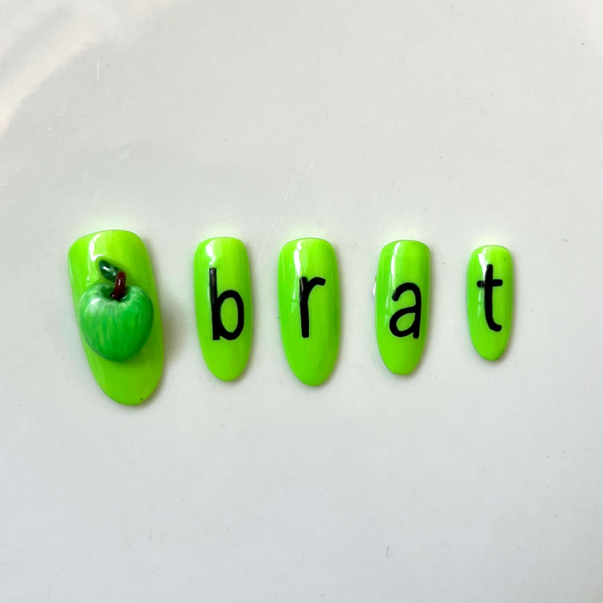 Brat Nails - Etsy