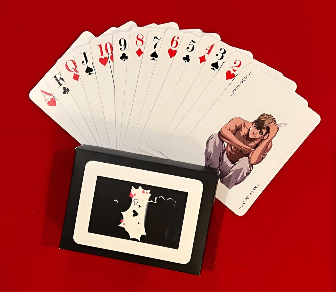 BL Manhwa Yaoi Webtoon Playing Cards Deck - Etsy