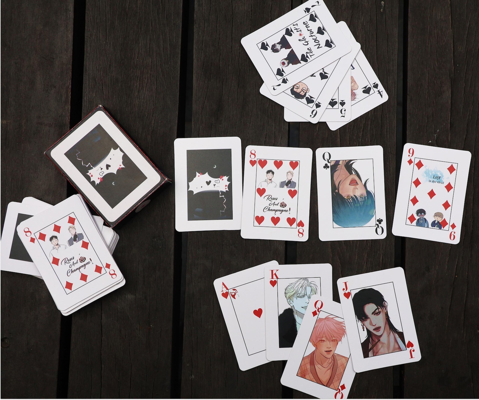 BL Manhwa Yaoi Webtoon Playing Cards Deck - Etsy