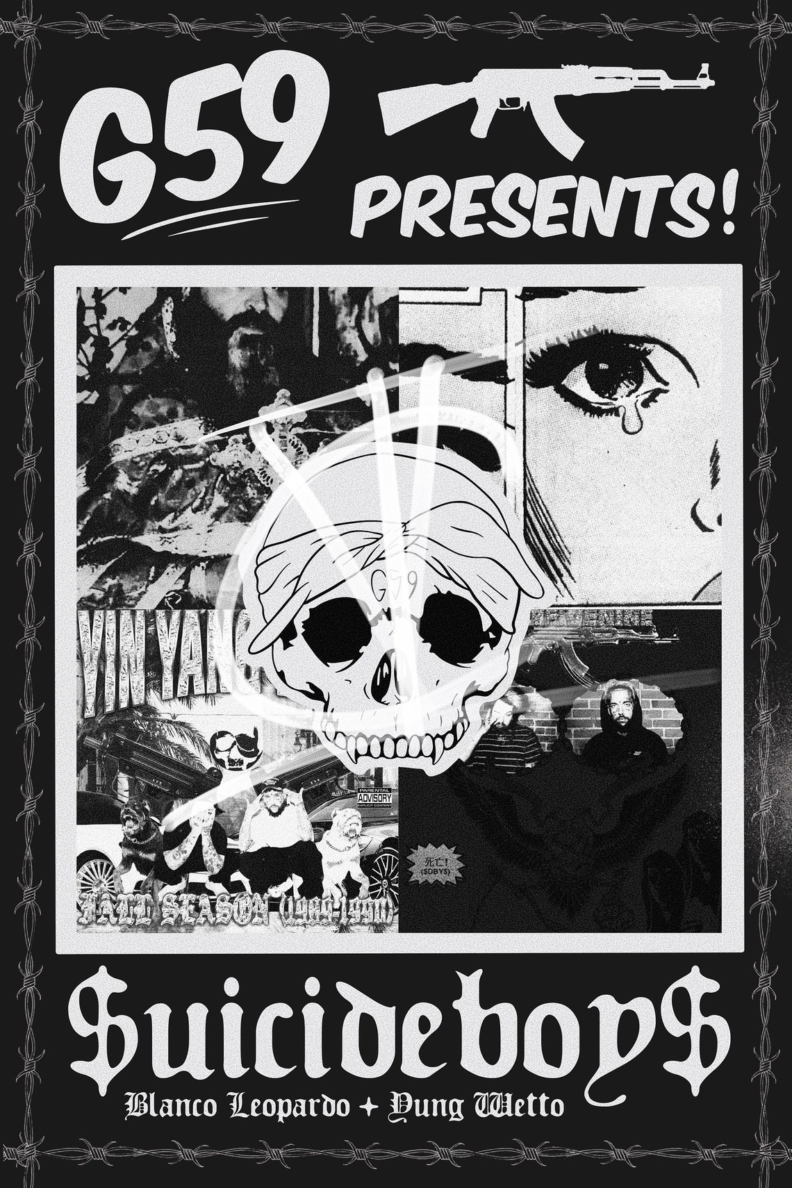 SUICIDEBOYS Poster, Music Poster, Albums, G59 - Etsy