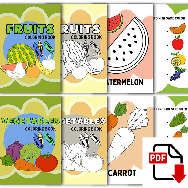 Vegetables Fruits - Etsy