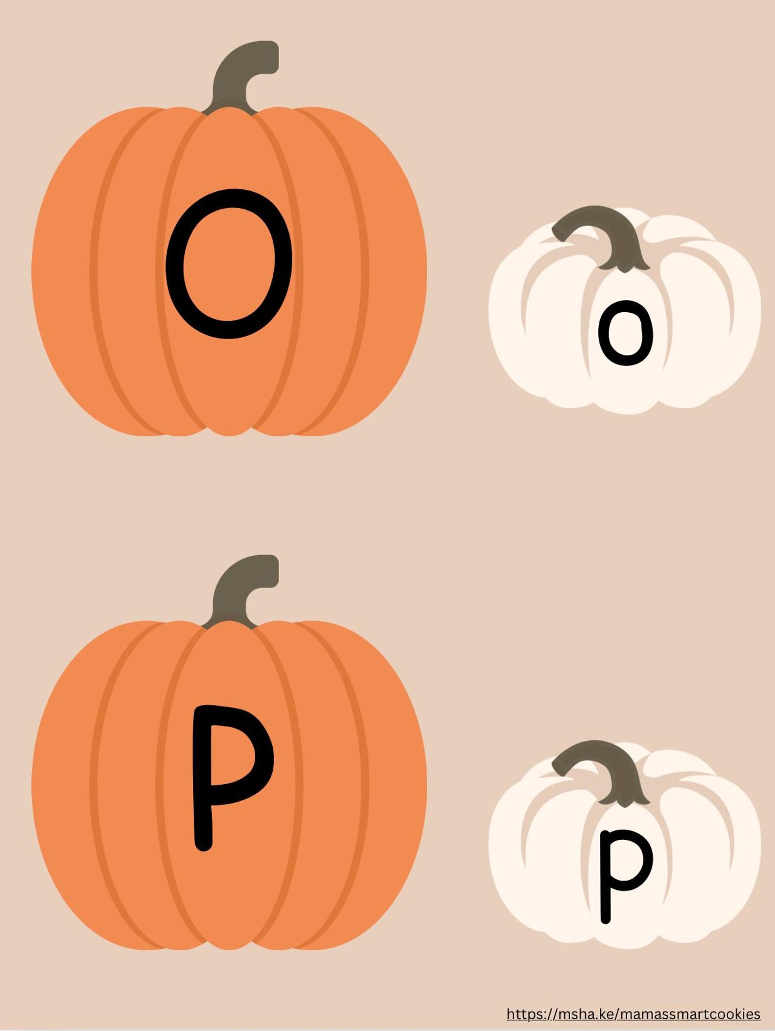 Preschool Kindergarten Learning | Alphabet | ABC Learning | Pumpkin ...