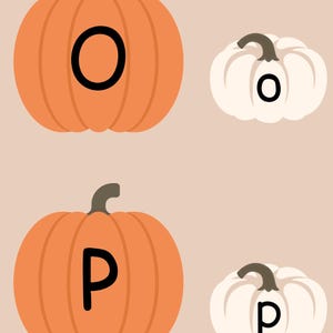 Preschool Kindergarten Learning | Alphabet | ABC Learning | Pumpkin ...