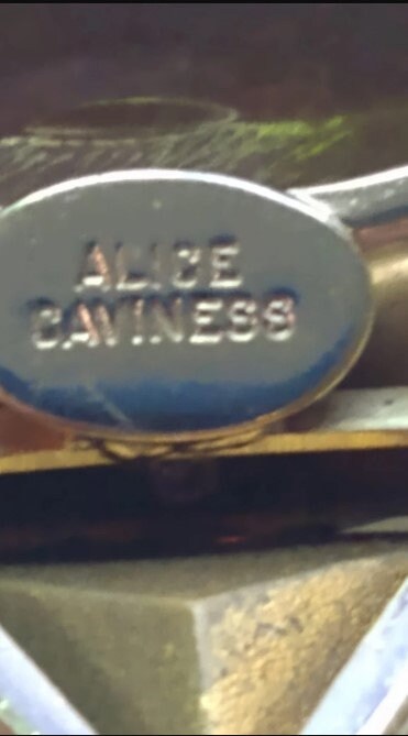 Alice Caviness 1950s-era Cut Crystal Golden Brown-colored Eight-pointed ...