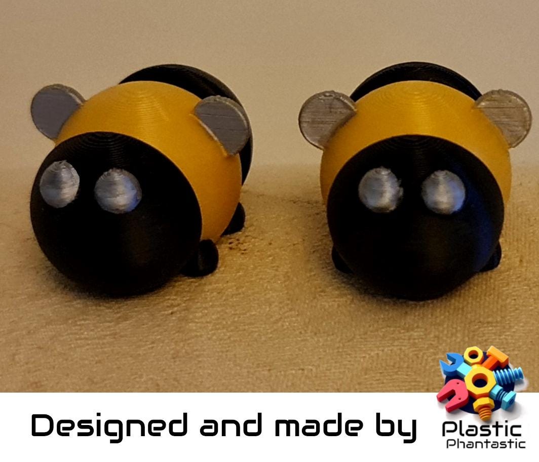 Mini Wiggly Bee Fidget Toy - 3D Printed Bee Model - Etsy