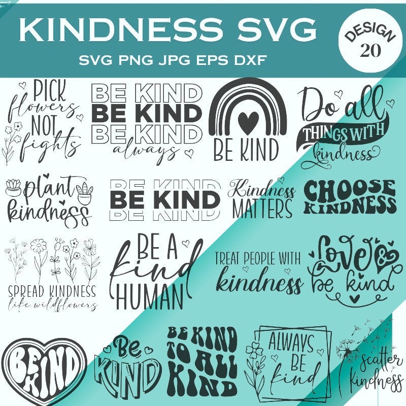 Kind Svg - Etsy