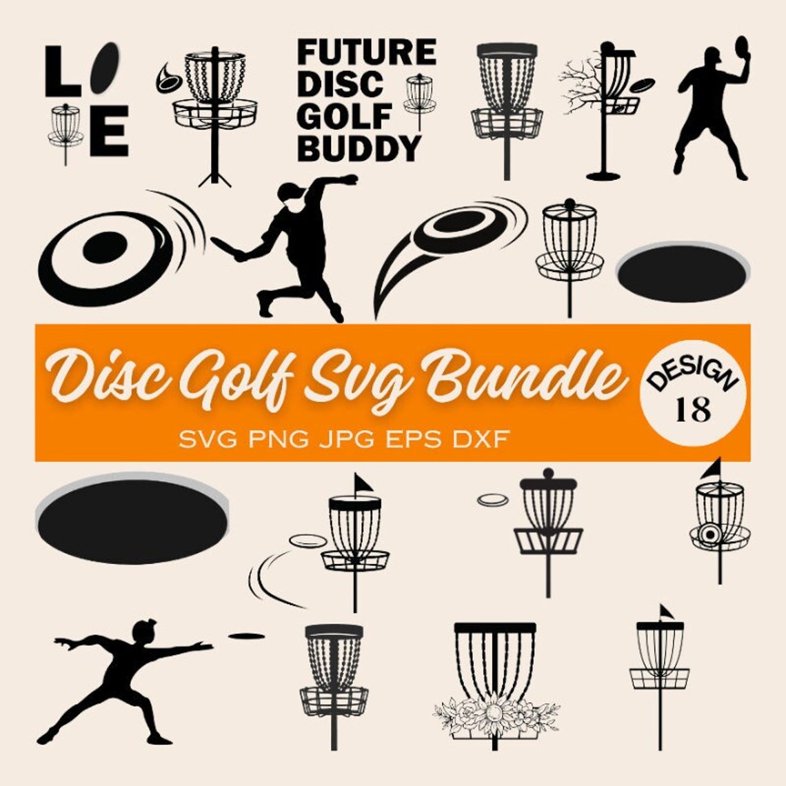 Disc Golf Bundle Svg, Popular Svg, Disc Golf Svg, Golf Png, Disc Golf ...