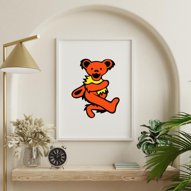 Bear Dancing SVG, Grateful Dead SVG Bundle, Grateful Dead Png, Cricut ...
