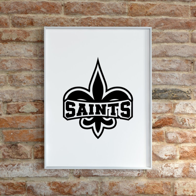 Saints Fleur-de-lis SVG Bundle: Cricut-ready Designs (digital Download ...