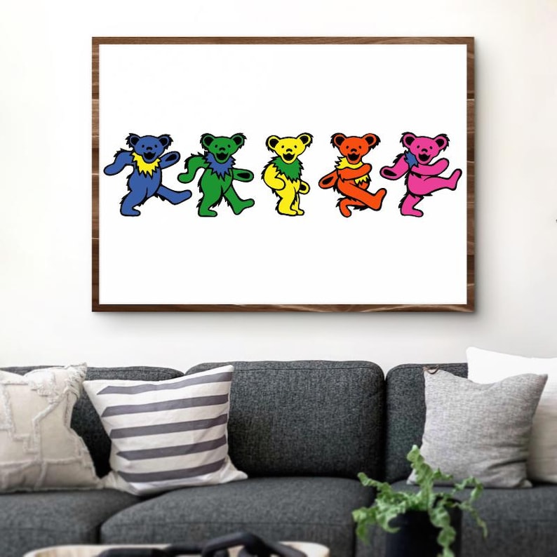 Bear Dancing SVG, Grateful Dead SVG Bundle, Grateful Dead Png, Cricut ...