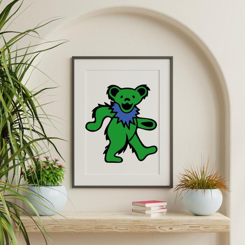 Bear Dancing SVG, Grateful Dead SVG Bundle, Grateful Dead Png, Cricut ...