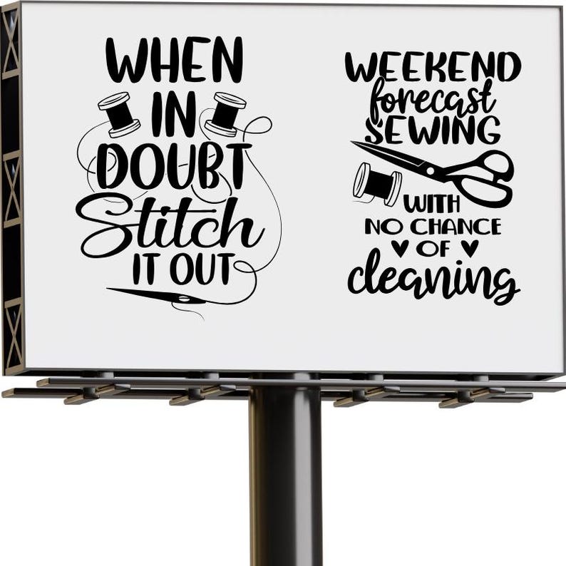 54 Cross Stitch Sayings SVG Vector Bundle | Digital Download ...