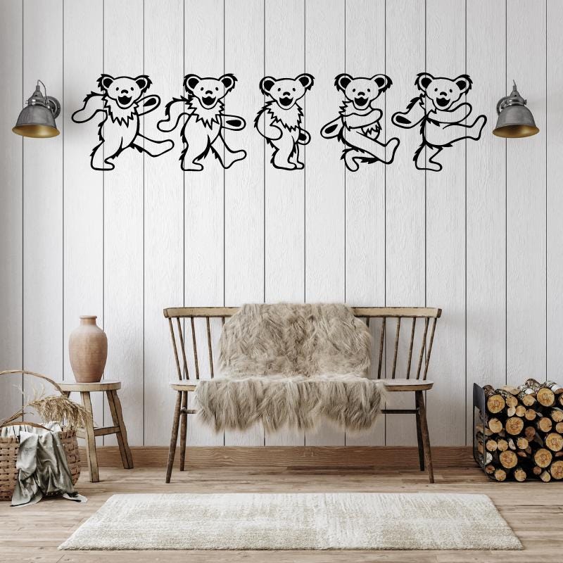 Bear Dancing SVG, Grateful Dead SVG Bundle, Grateful Dead Png, Cricut ...