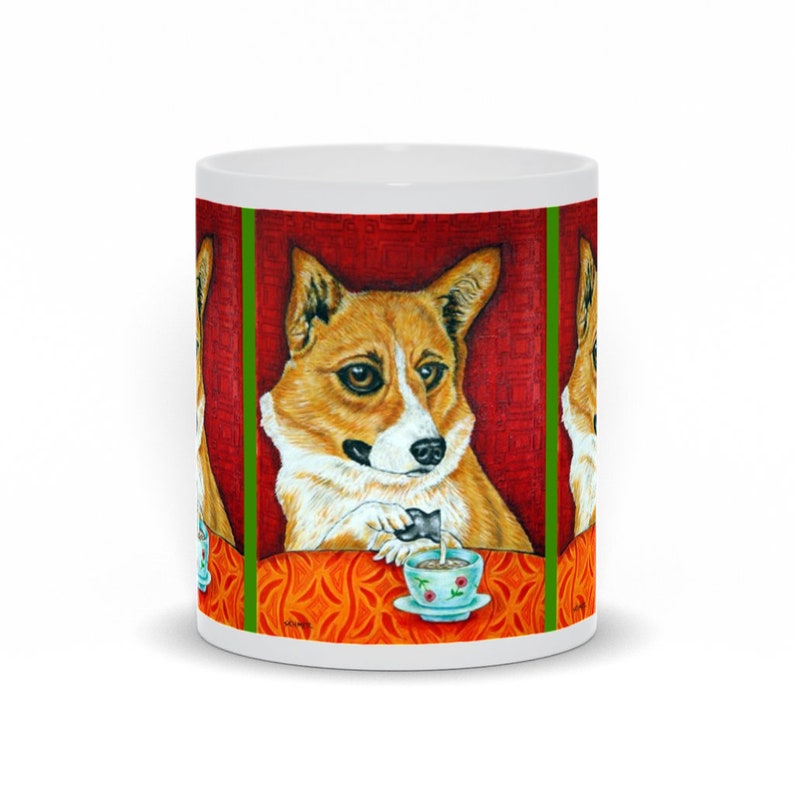 Corgi Coffee Mug Ceramic Pet Art Mugs Animal Lovers Dog - Etsy