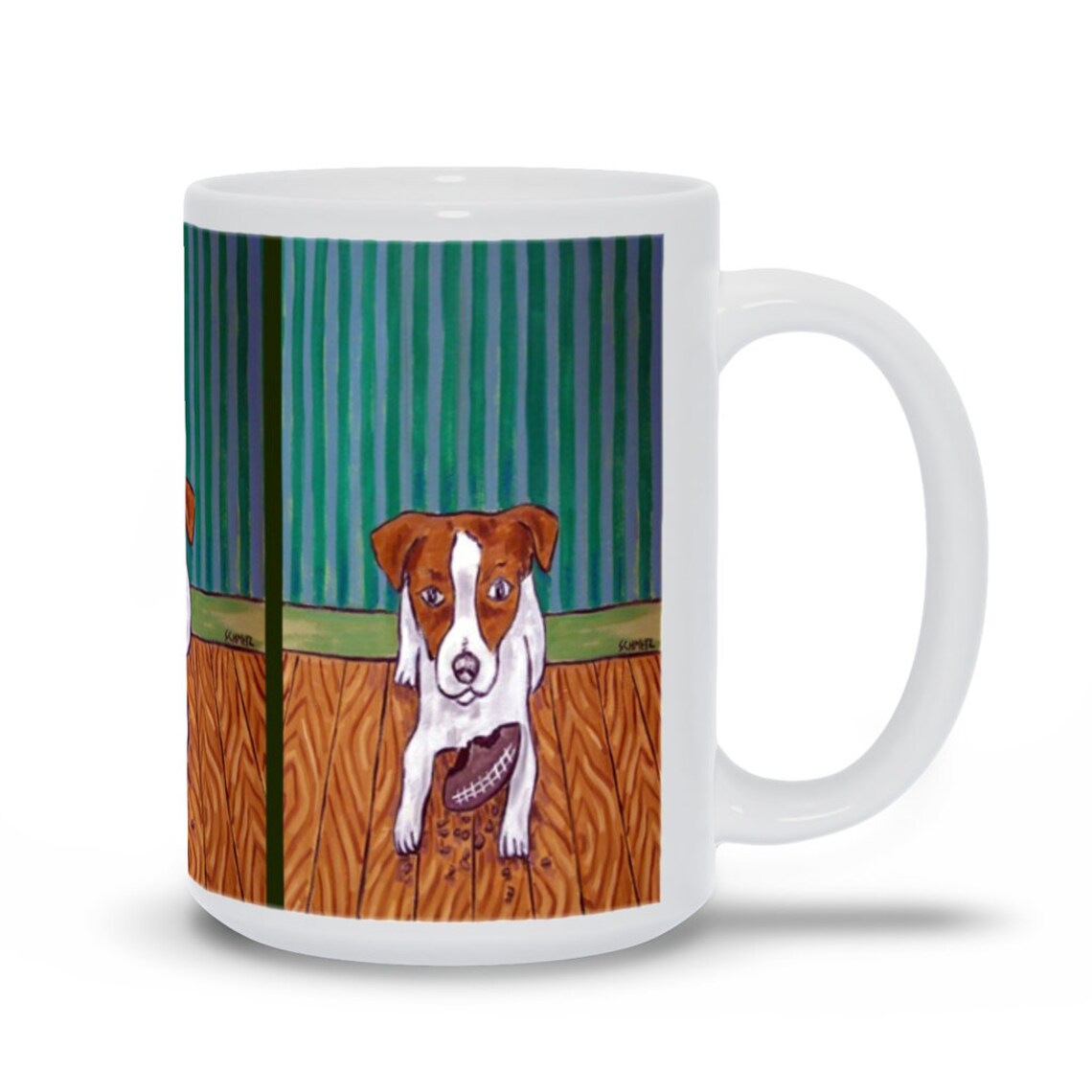 Jack Russell Puppy Dog Art Mug Coffee Mugs Terrier Gifts | Etsy