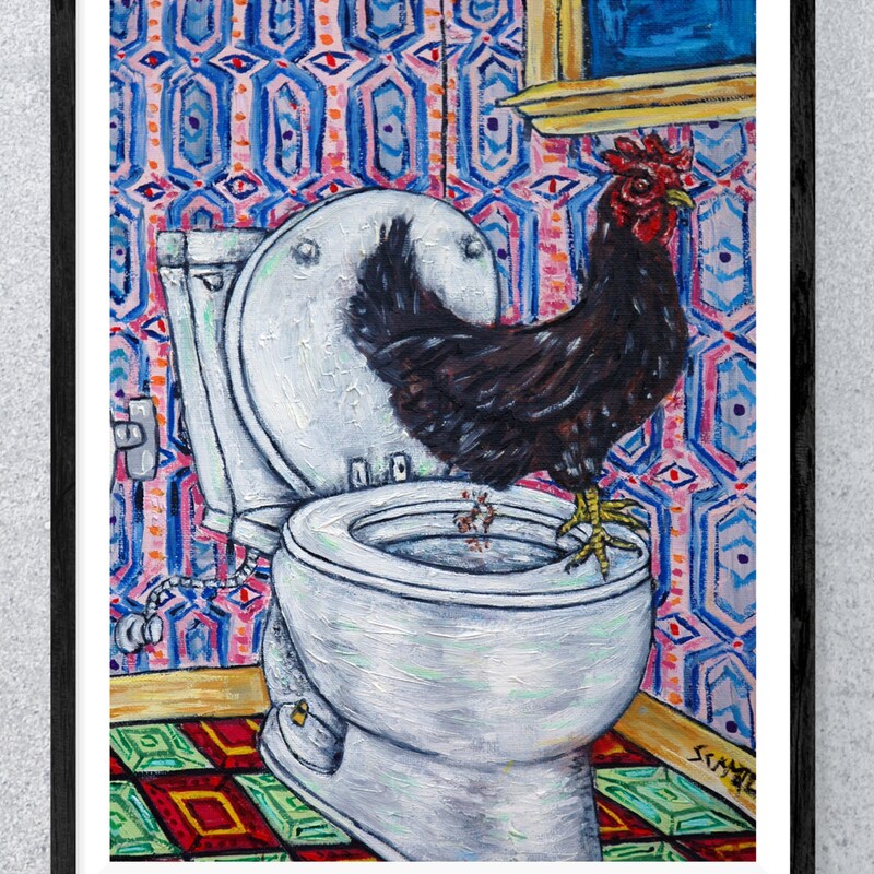 Chicken Toilet - Etsy