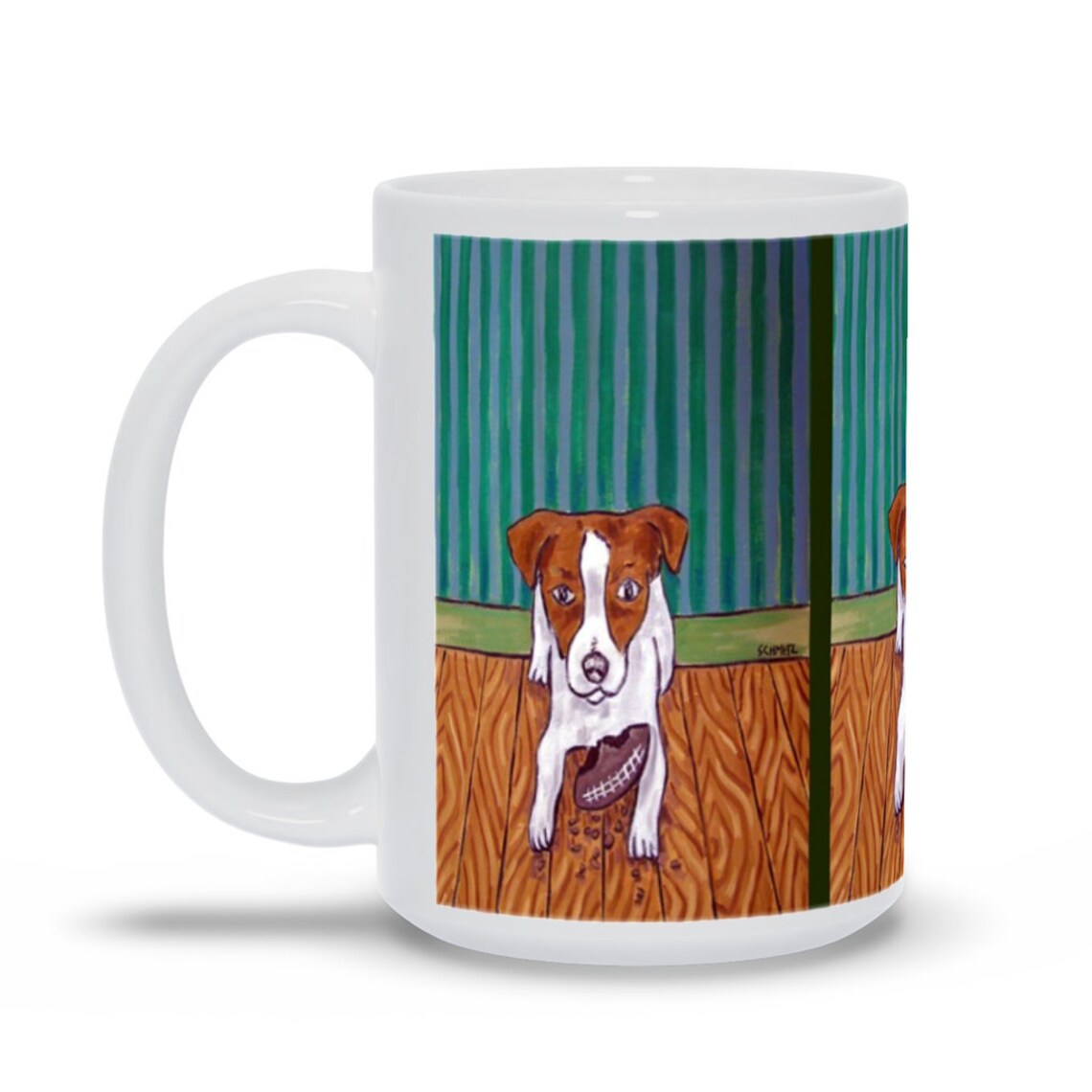 Jack Russell Puppy Dog Art Mug Coffee Mugs Terrier Gifts | Etsy