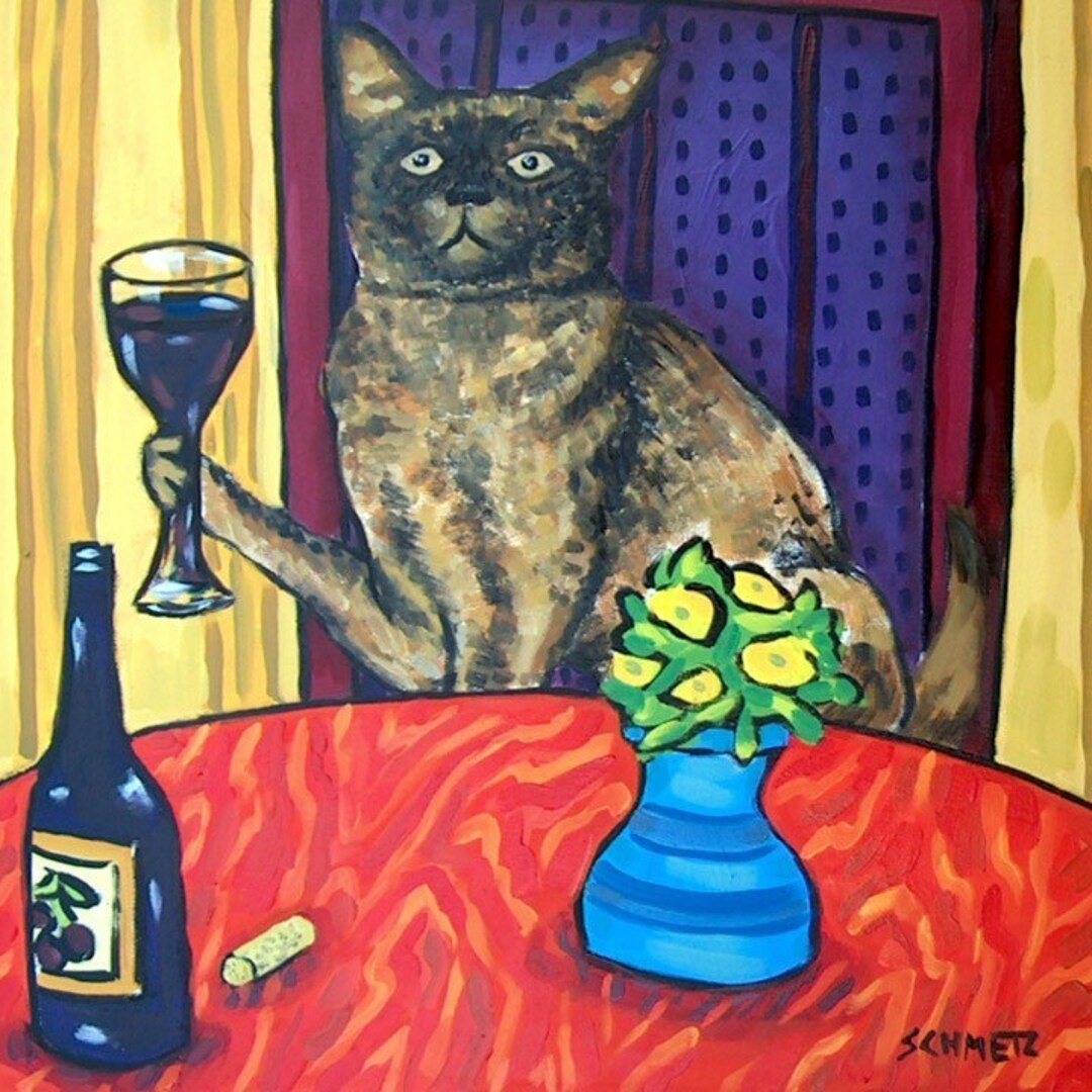 Burmese Cat Coaster Tile - Wine Decor - Multiple Sizes Available - Etsy