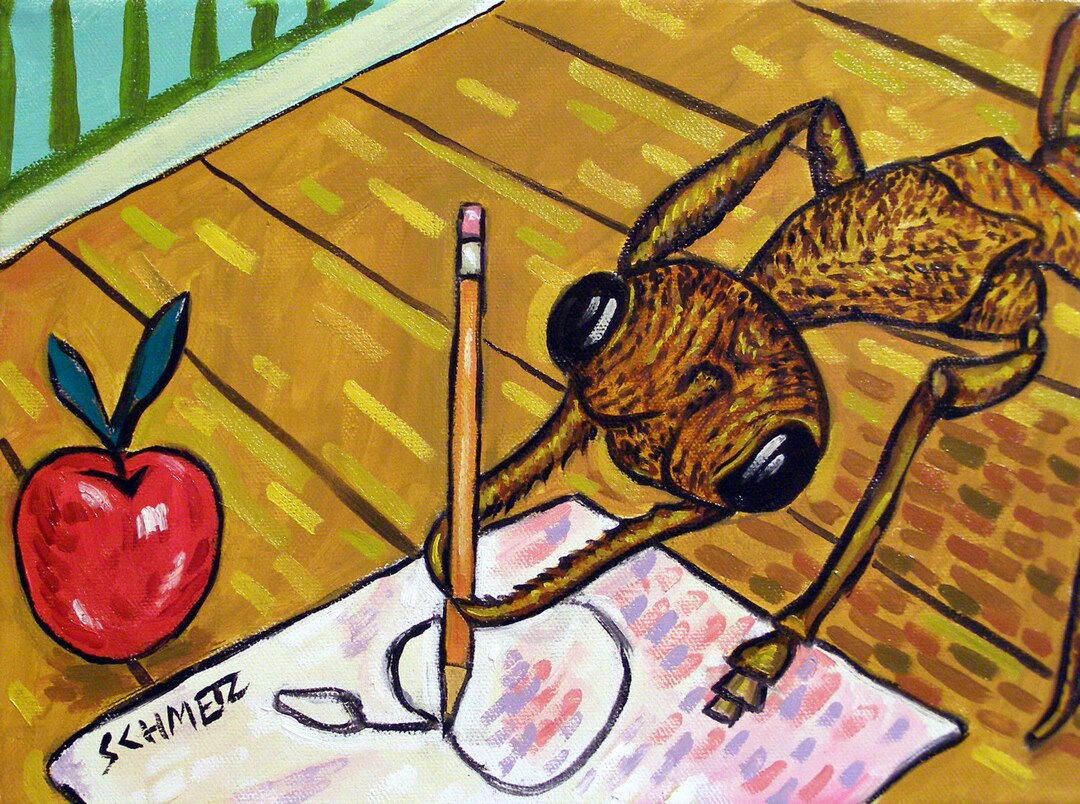 Bulldog Art - Bulldog Ant Insect Art Print JSCHMETZ Modern Abstract ...