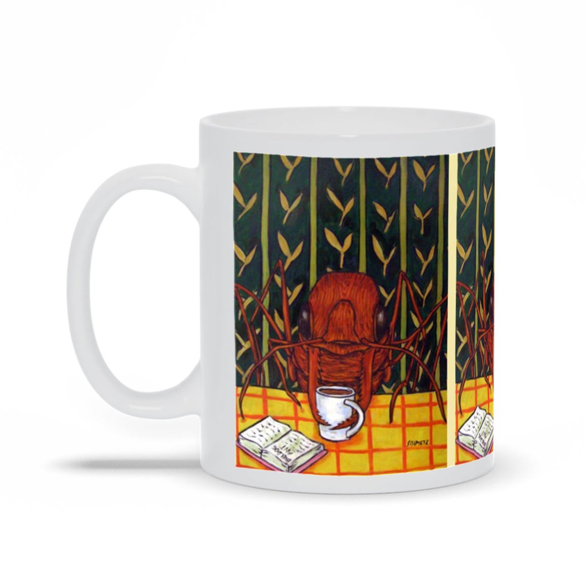 Ant at the Coffee Shop Insect Art Ceramic Mug - Etsy