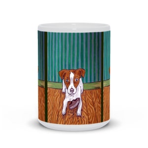 Jack Russell Puppy Dog Art Mug - Coffee Mugs - Terrier Gifts - Etsy