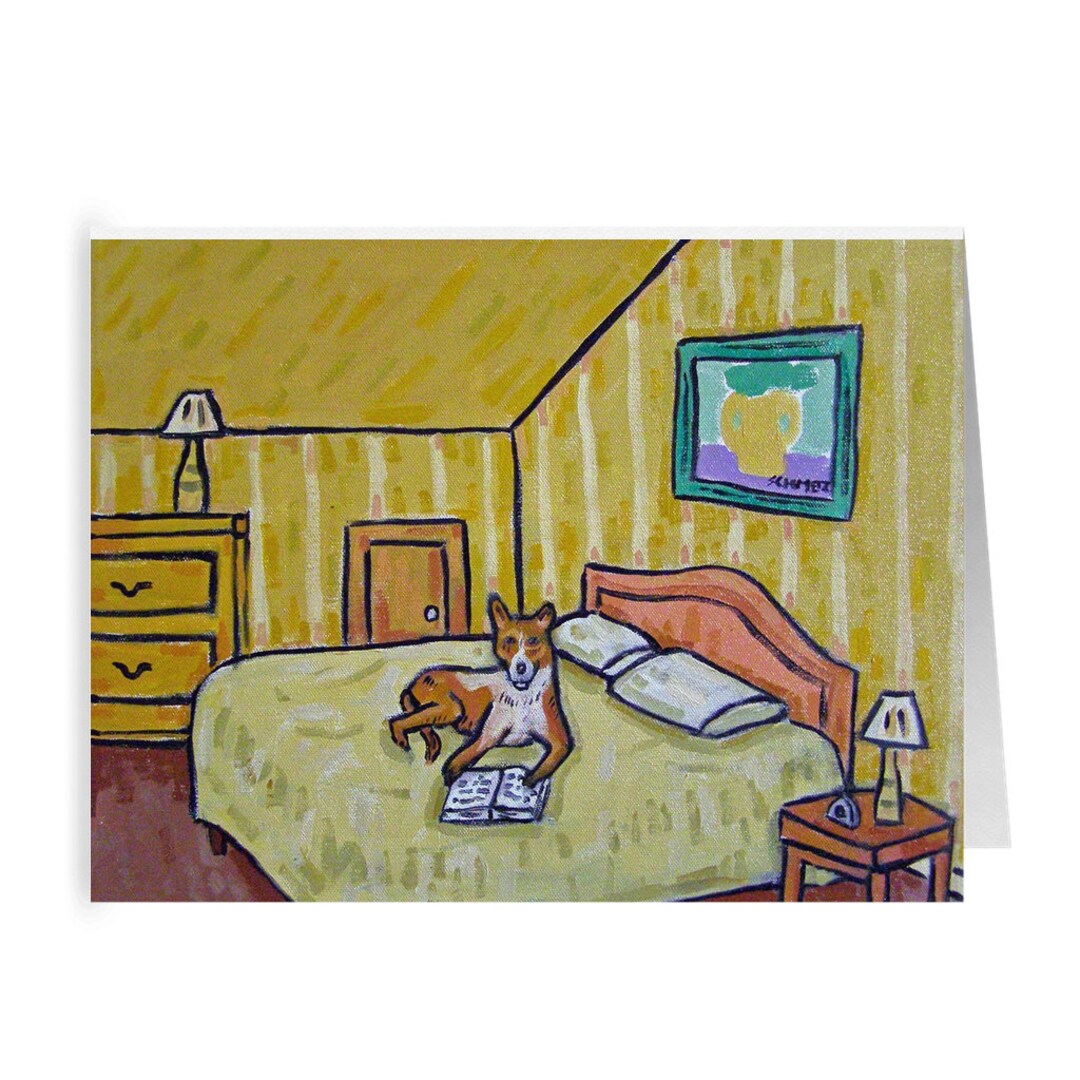 Basenji Dog Card Note Card Set. Greeting Card Animal Decor - Etsy