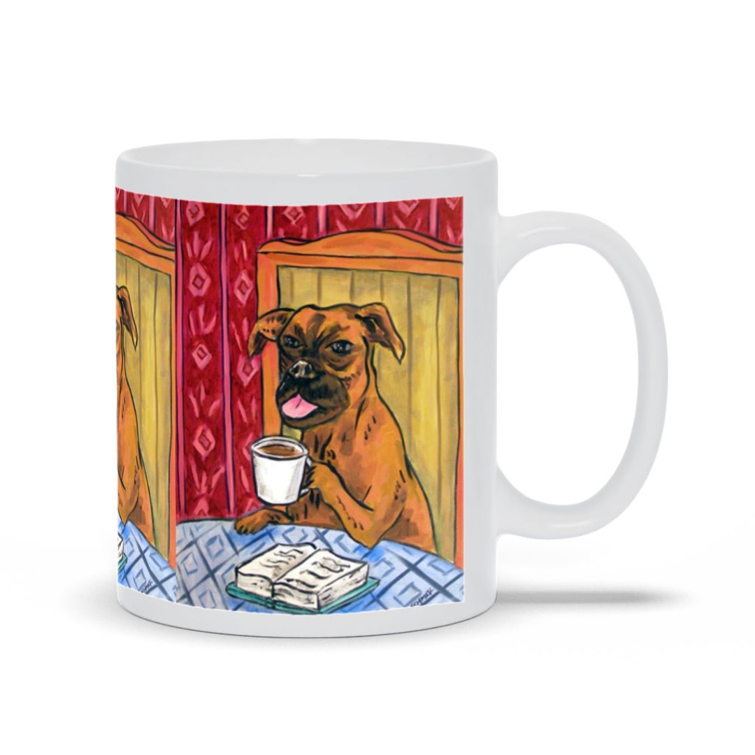 Boxer Dog Art Mug Coffee Gifts Mugs - Etsy