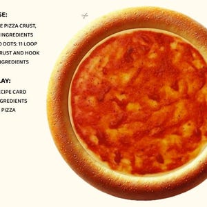 Interactive Pizza Game for Toddlers | Printable Play Food Set | Fun ...