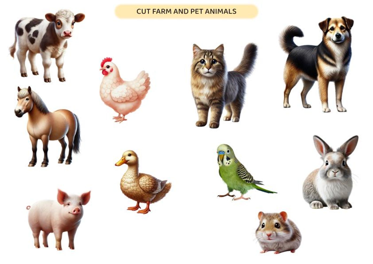 Printable Animal Habitat Matching Book for Toddlers – Educational ...
