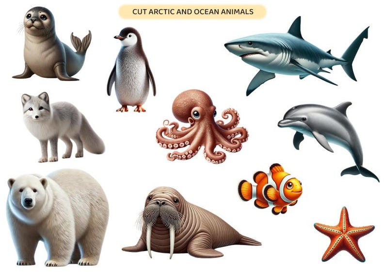 Printable Animal Habitat Matching Book for Toddlers – Educational ...