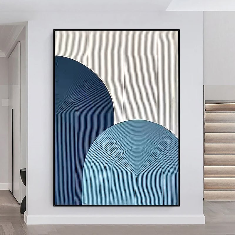 Blue Wall Art - Etsy