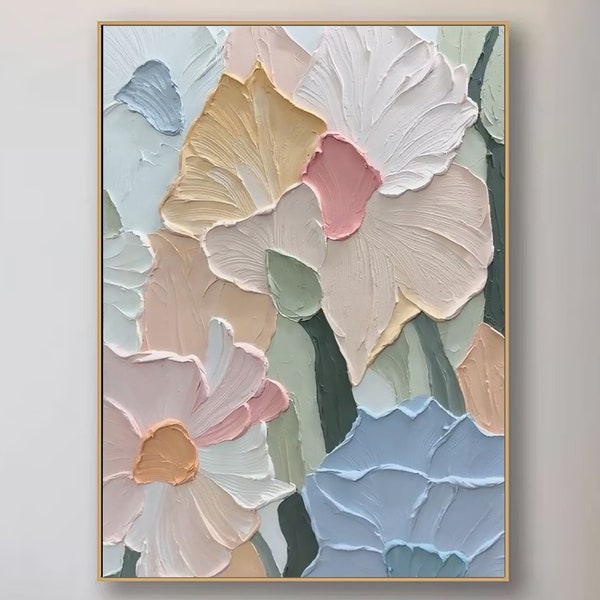 Textured Wall Art Flower - Etsy
