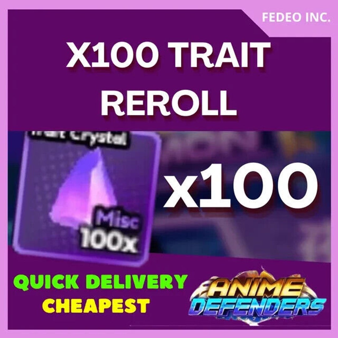 Anime Defenders Trait Crystal - Etsy