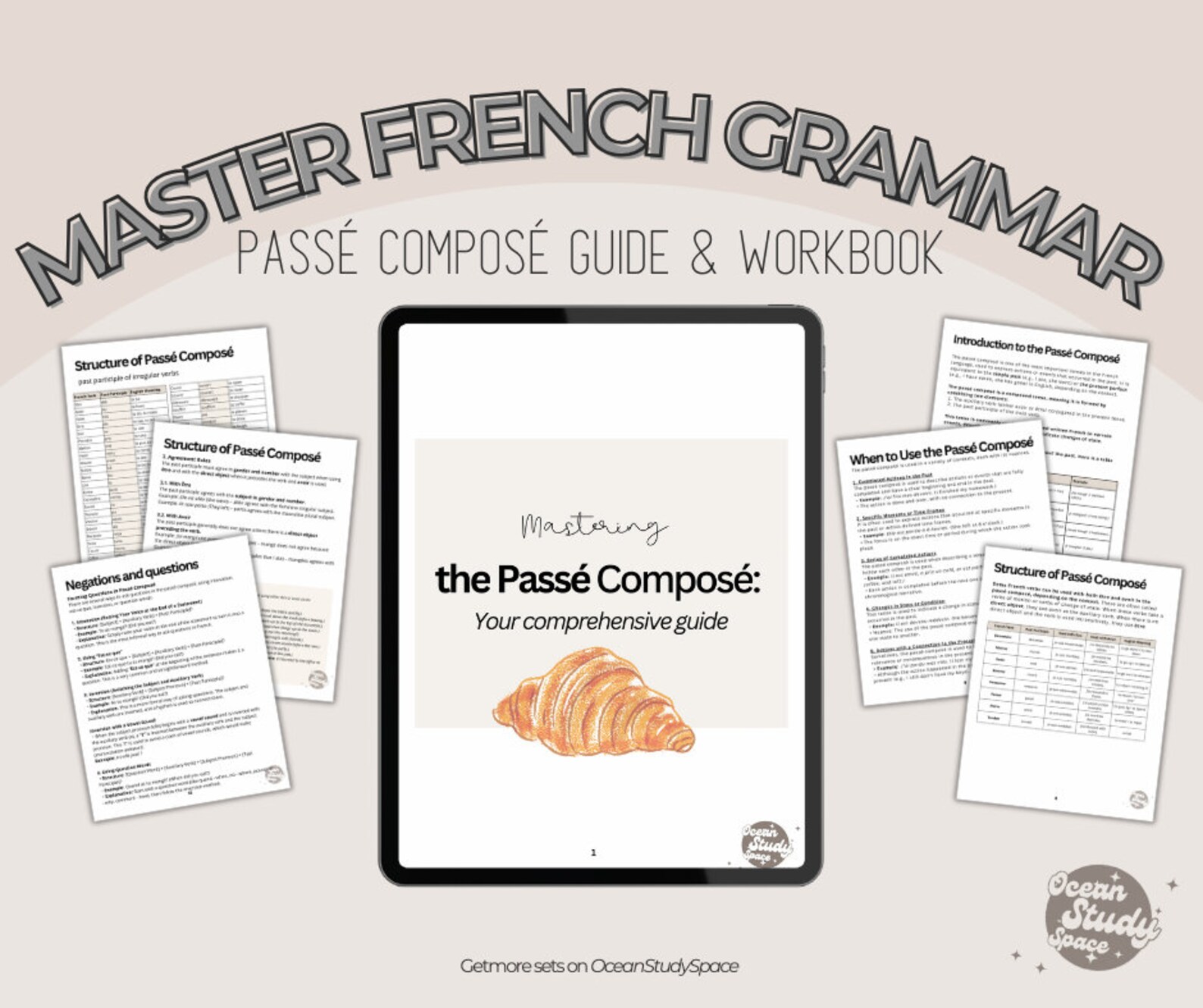 Complete Passé Composé Mastery Workbook Learn French for Beginners ...
