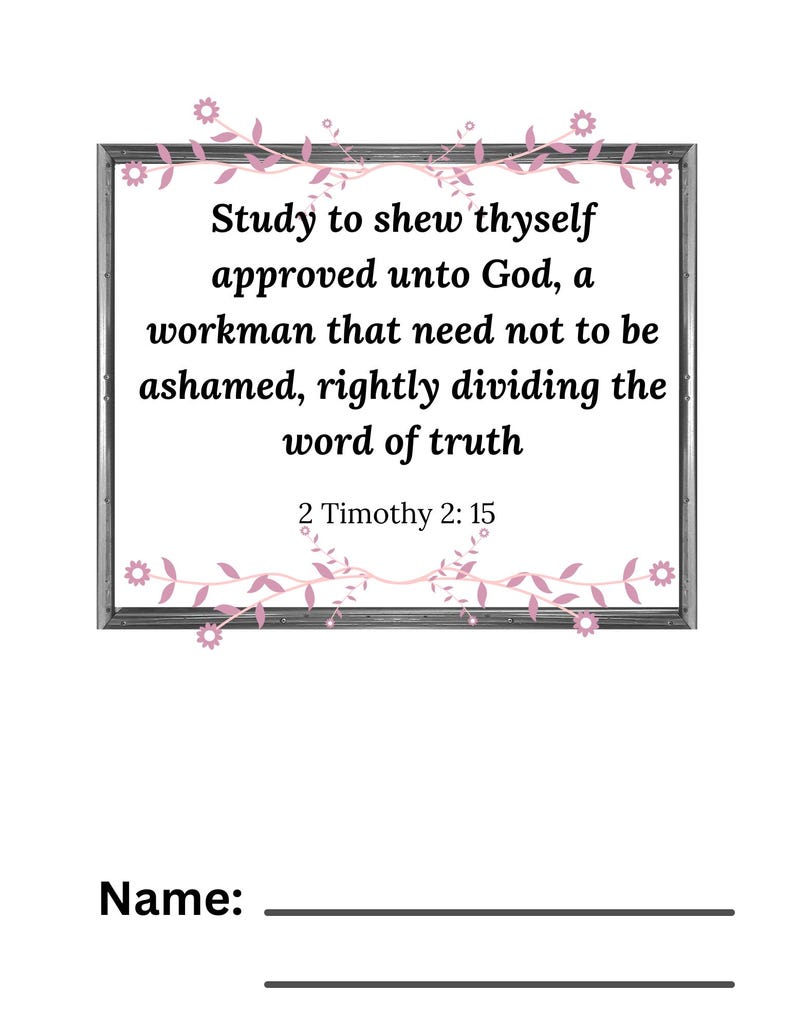 Bible Study Planner, Study Planner, Reflections, Bible Study Notes ...